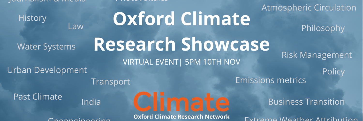Climate Crisis Thinking network members present at the Oxford Climate ...