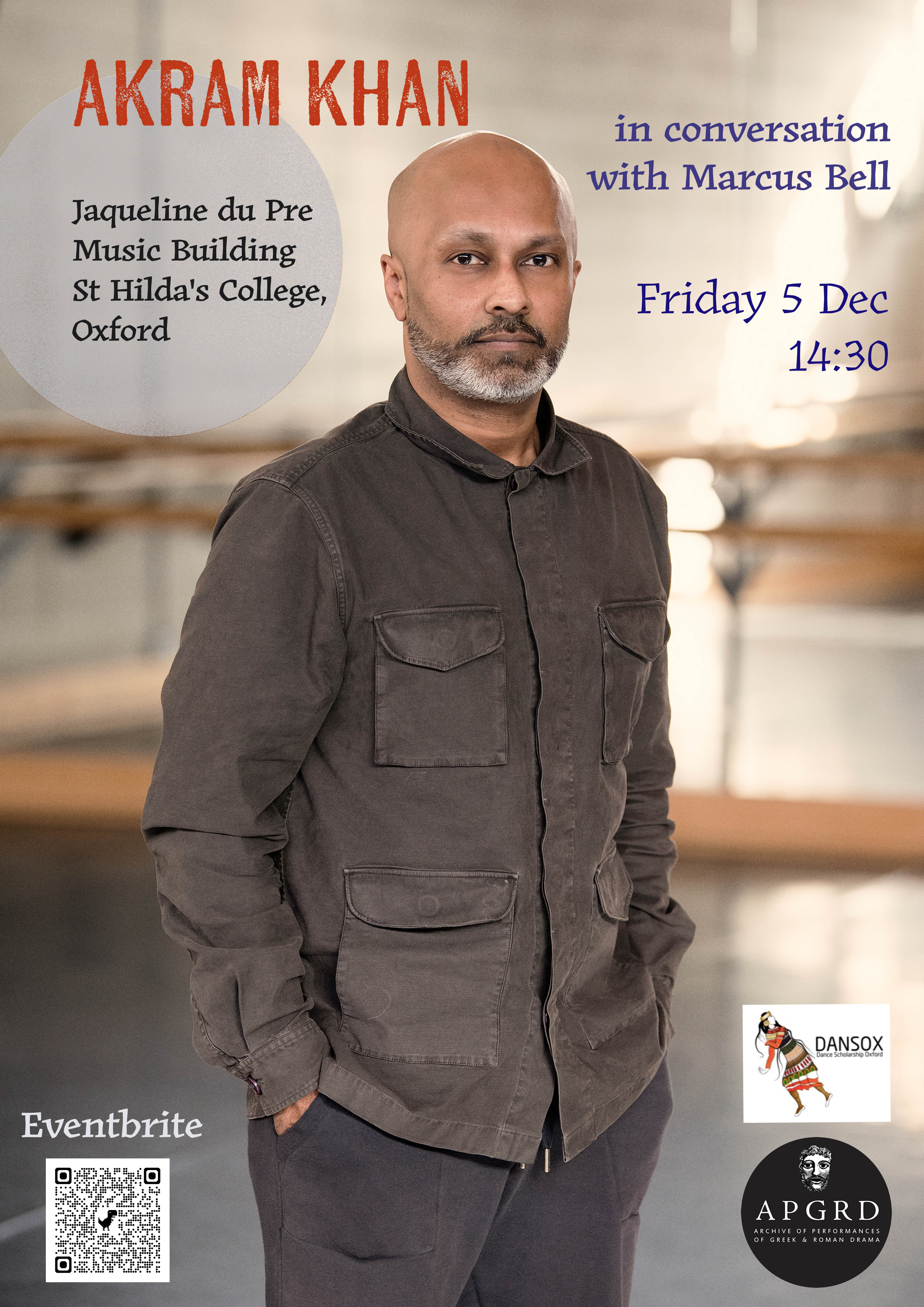 Akram Khan, MBE in conversation with Marcus Bell (UCL) | TORCH | The Oxford Research Centre in ...