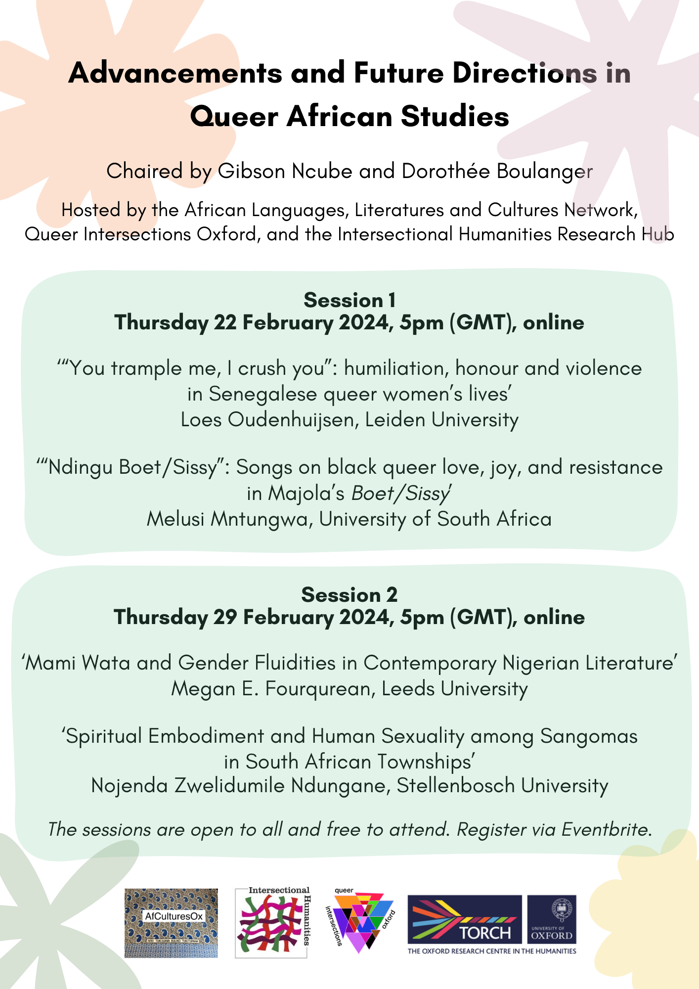 Advancements and future directions in queer African studies, Seminar 2 ...